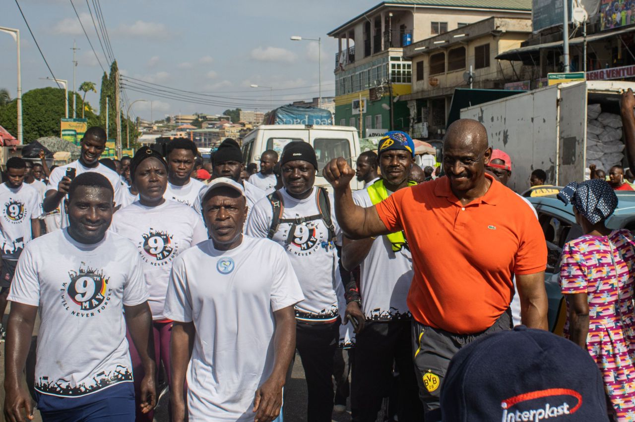 Herbert Mensah Leads Walk To Remember The Accra Stadium Disaster 23 ...