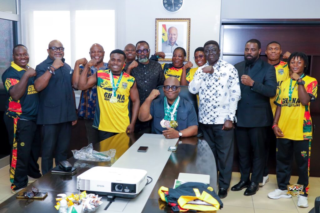 Armwrestling: NHIA Boss Keen On Building Long-Term Support For Ghana's ...